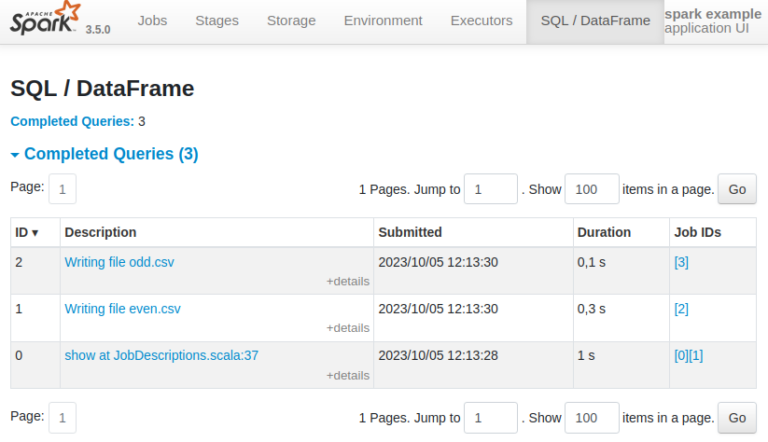 Enhancing Spark UI with Job Descriptions | G-Research